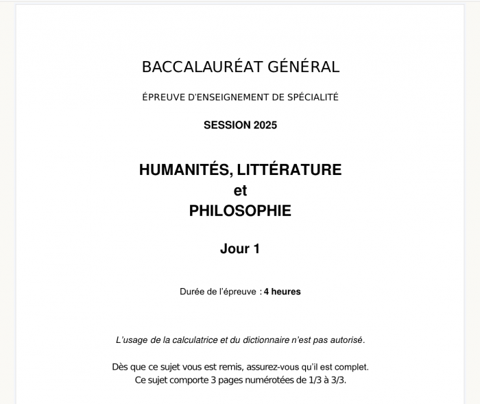 Bac 2025 : révise avec les sujets officiels d’Amérique du Nord