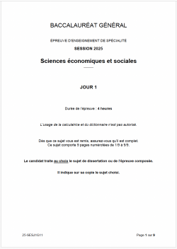 Bac 2025 : sujets des centres étrangers et corrigés - digiSchool