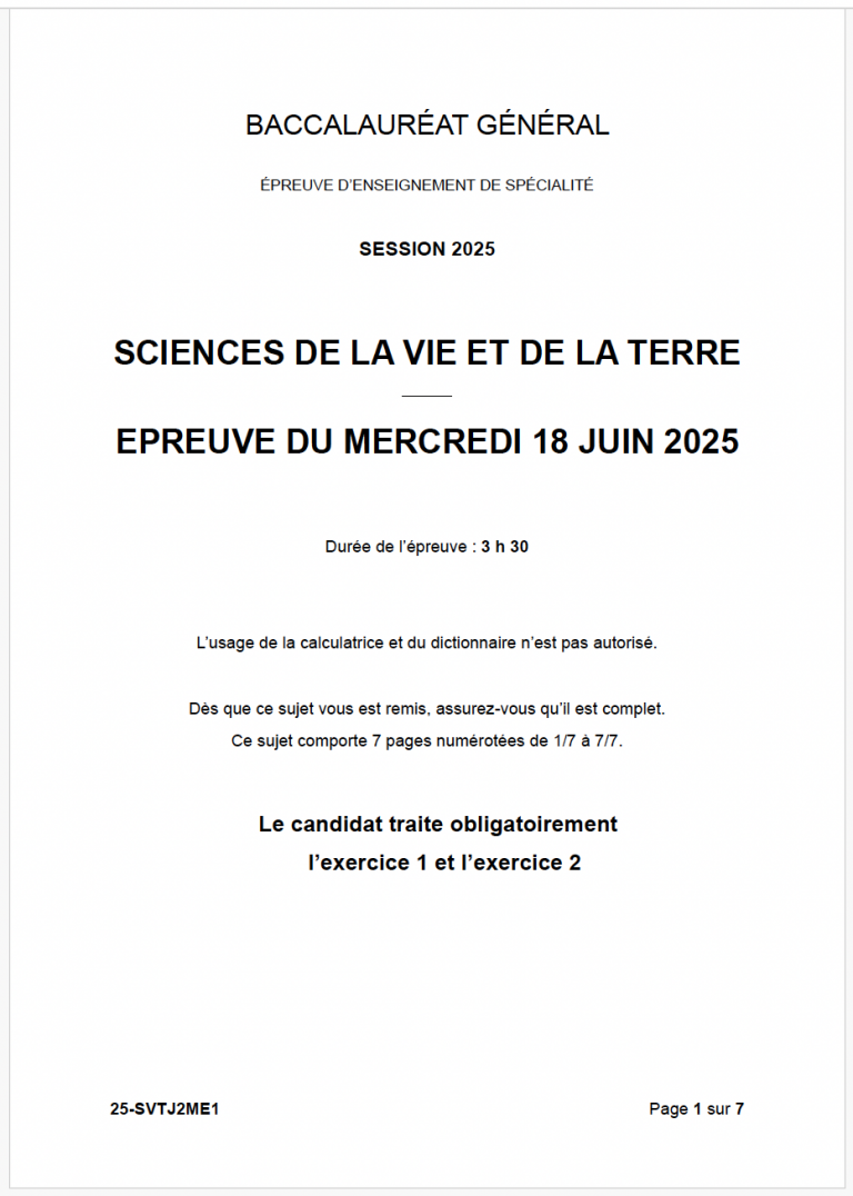 Bac 2025 : tous les sujets corrigés des épreuves - digiSchool