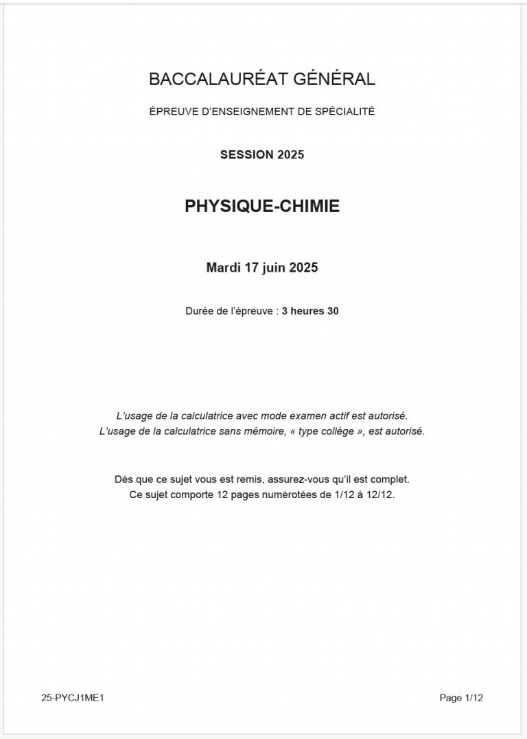 Bac 2025 : tous les sujets corrigés des épreuves - digiSchool